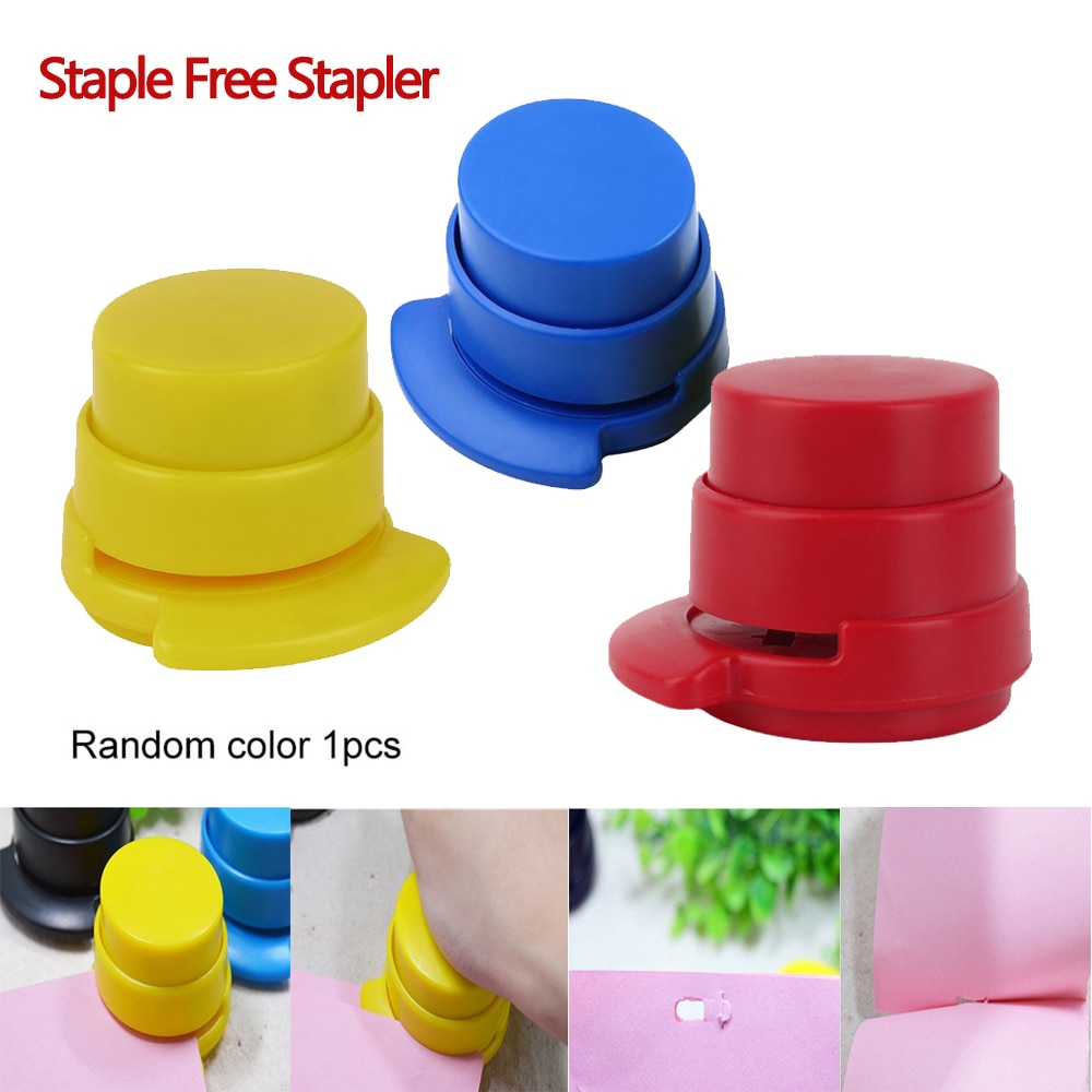 Staple Free Stapler Mini Stapleless Stapler Paper ... – Vicedeal