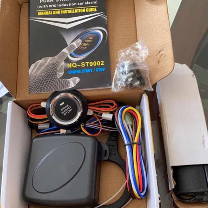 12V Car Smart Alarm System Push Engine Start Stop ... – Grandado