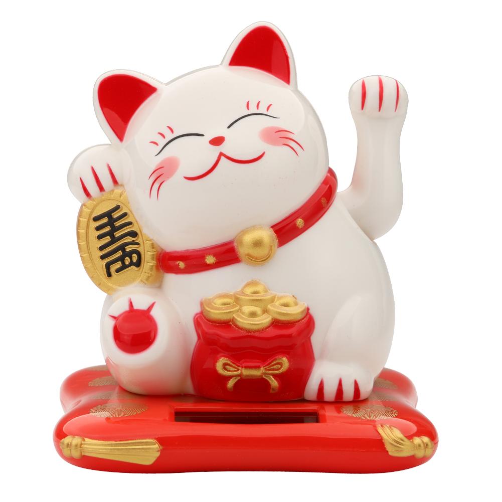 2.5 inch Cute Shaking Hands Lucky Fortune Cat Chin... – Grandado