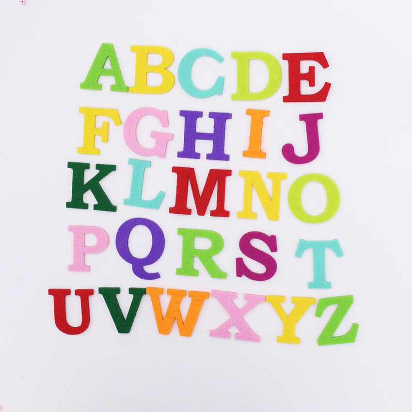 CMCYILING Cartoon Felt Alphabet For Sewing Scrapbo... – Grandado