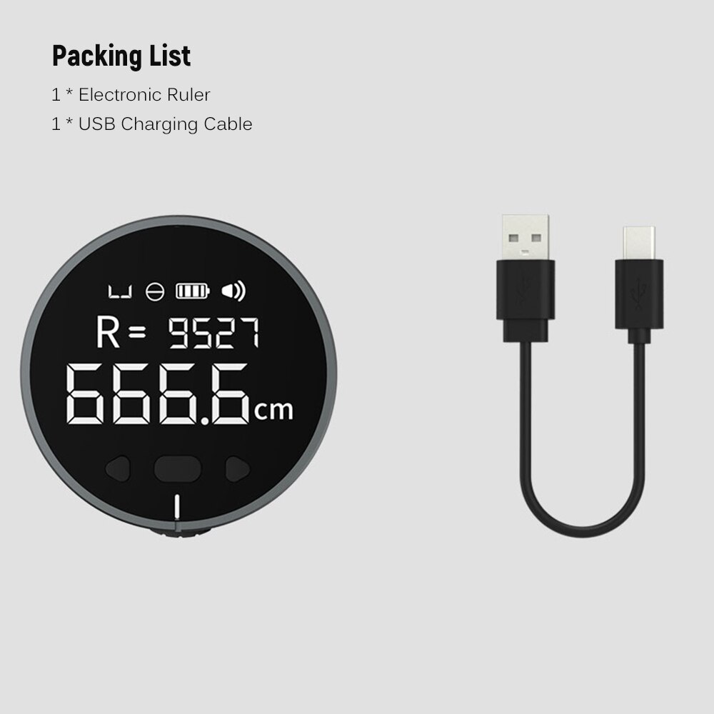 8 in 1 Electronic Ruler Little Q LCD Range Finder ... – Grandado