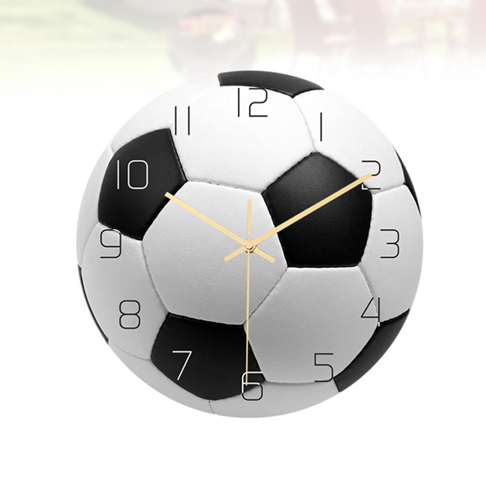 Wall Clock Acrylic Football Hanging Clock Mute Mov... – Grandado