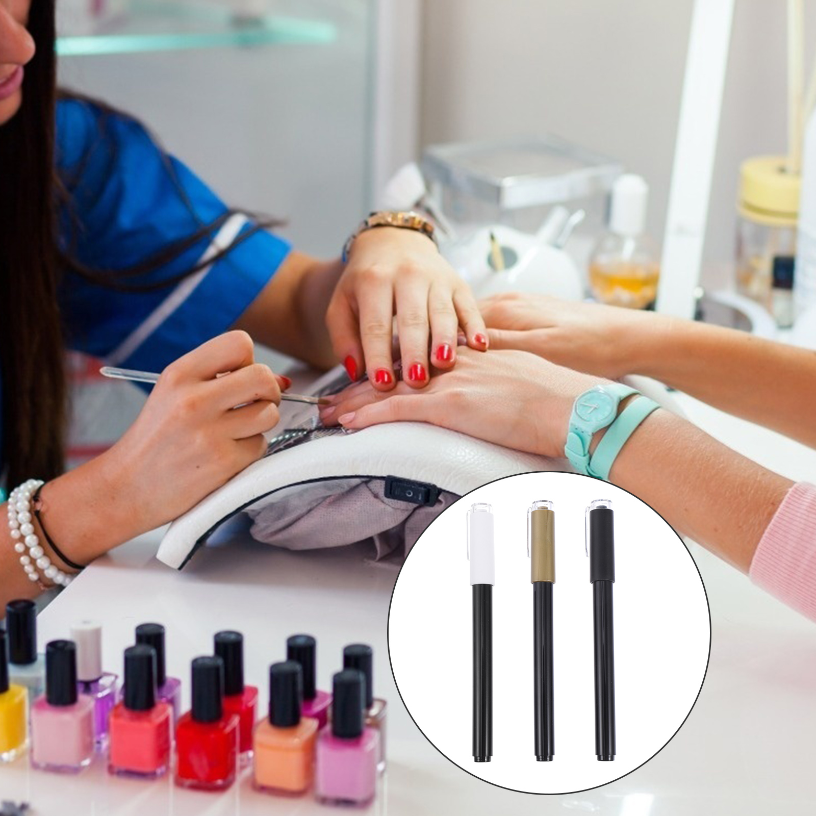 3pcs Nail Art Pen Paint Pens Nail Polish Pens Pens... – Grandado