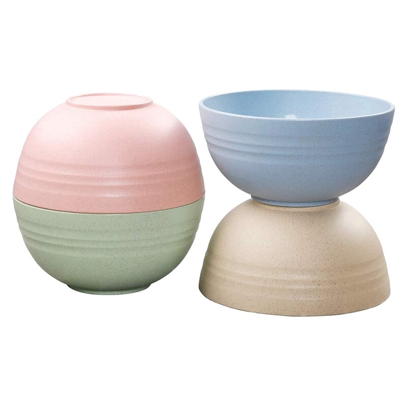 Cereal Bowls-24 Oz Tarwe Stro Fiber Lichtgewicht K... – Vicedeal