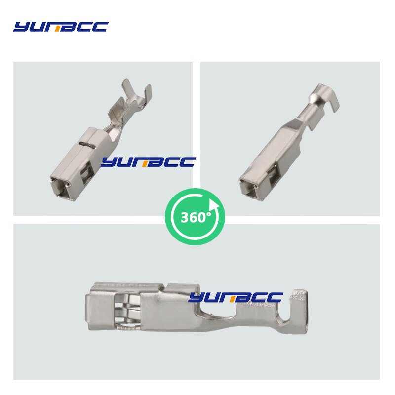 50 pcs brass crimp wire terminal G342 FCI 2.8mm se... – Grandado