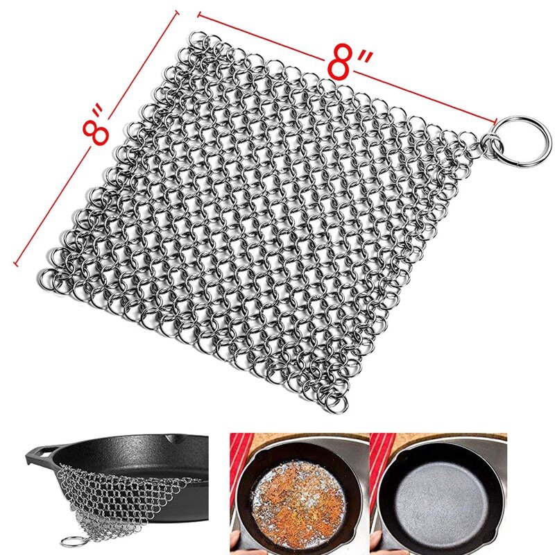 Stainless Steel Cleaner Chainmail Cleaning Scrubbe... – Vicedeal