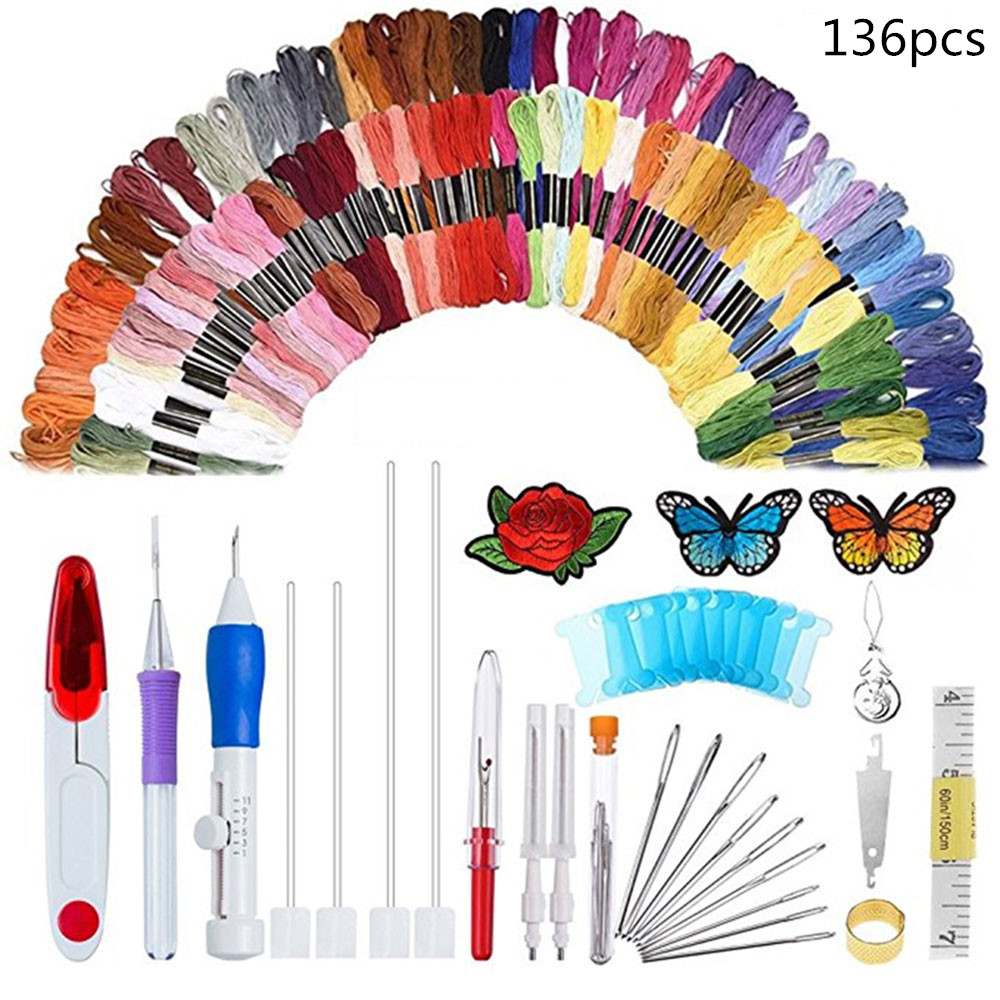 DIY Magic Embroidery Stitching Punch Needle Tool S... – Vicedeal