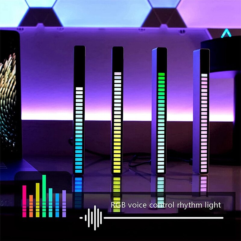 RGB LED Light Sound Control Music Rhythm Ambient L... – Grandado