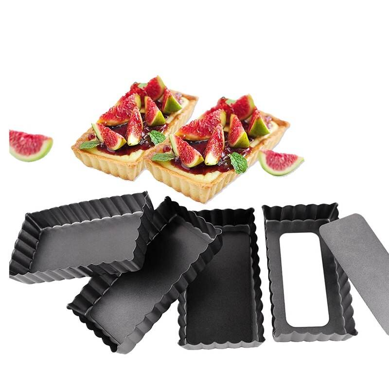 8 Pack Mini Tart Pan with Removable Bottom,4.5 Inc... – Grandado