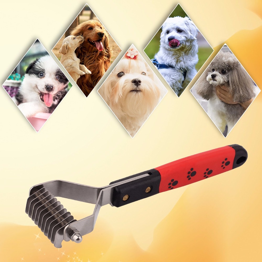 Pet Dog Brush Comb Dematting Grooming Deshedding T... – Vicedeal