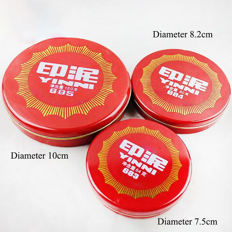 Tampon encreur rond rouge 1 pièce, tampon encreur ... – Grandado