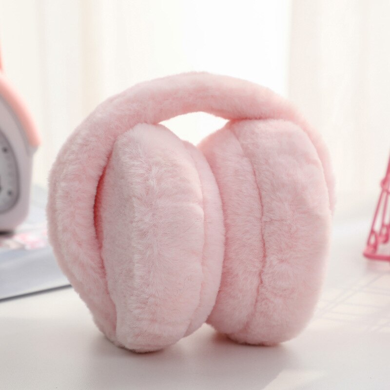 Winter Warm Earmuffs Plush Fur Headphones Women Ea... – Grandado