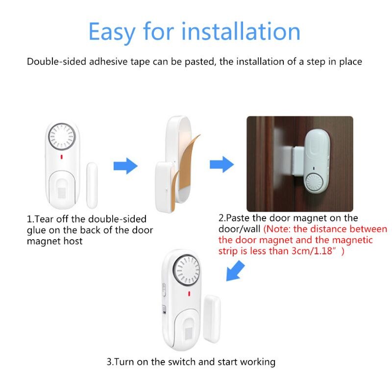 Home Guard Tegen Diefstal Alarm Deur/Windows Elekt... – Grandado