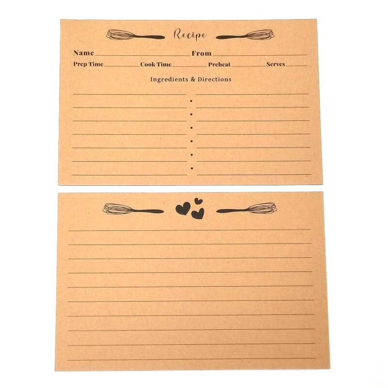 10 Sheets Of Blank Formula Cardboard Kit 6"x4... – Grandado