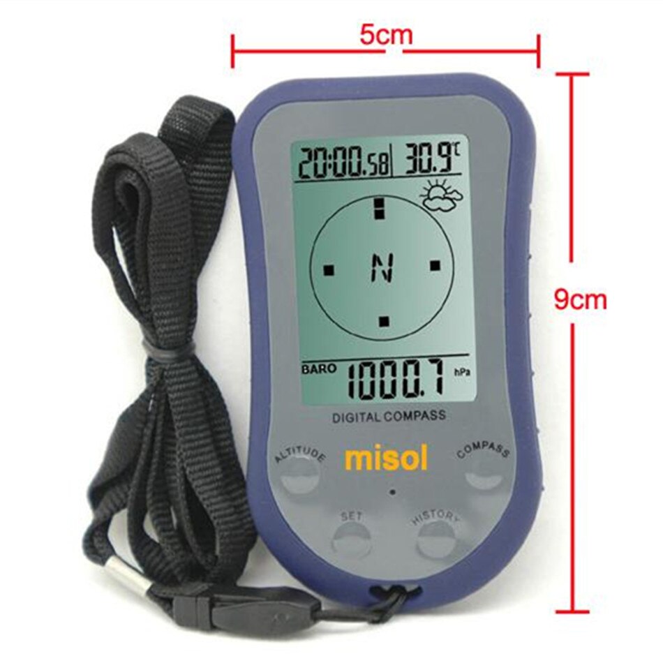 WS-110 Waterproof Digital Compass Outdoor Height M... – Grandado