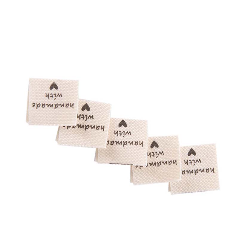 50pcs Handmade With Love Clothing Labels Embossed ... – Vicedeal