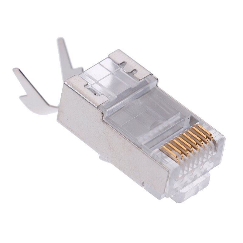 10Pcs Cat7 RJ45 connector 1.3mm cat 7 crystal plug... – Grandado