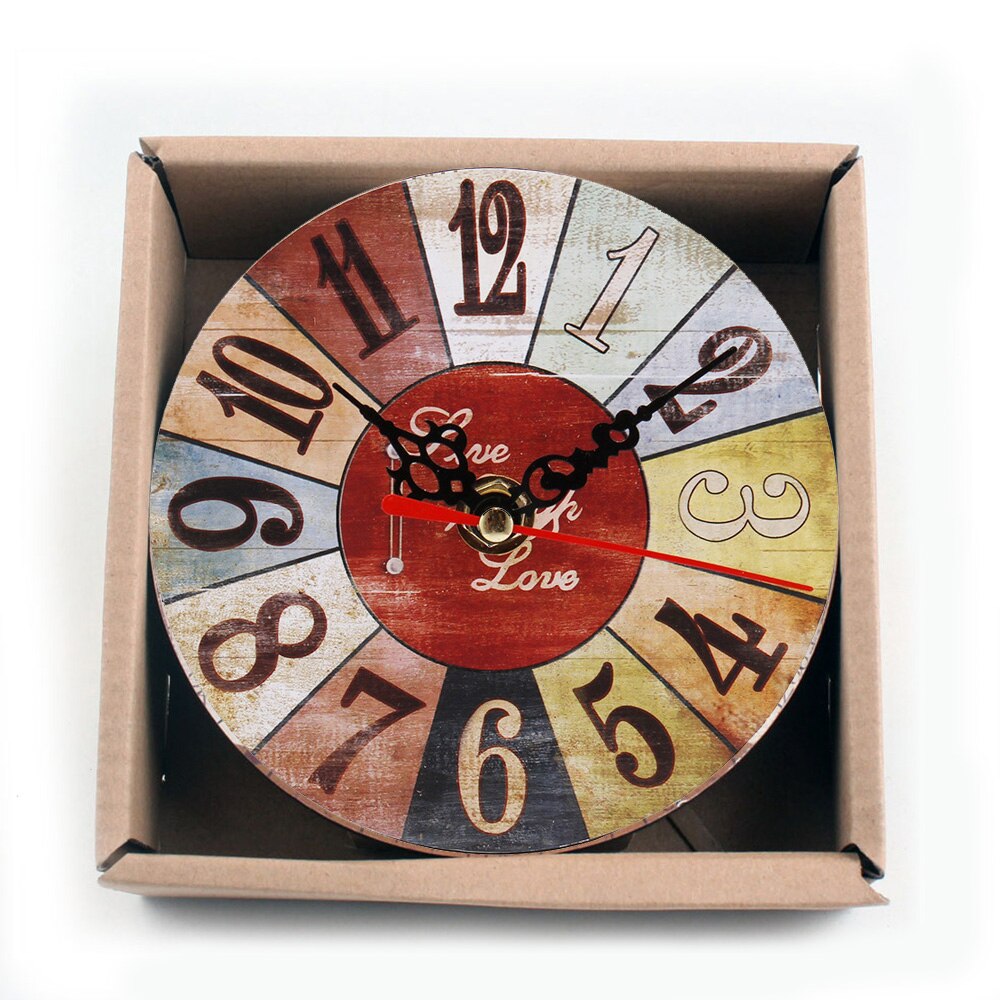Wooden Clock Vintage Wooden Wall Clock Antique Sty... – Vicedeal