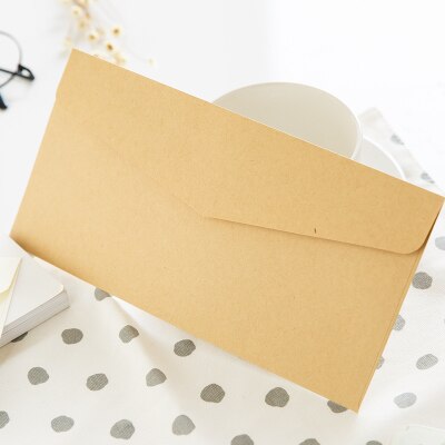 (10 pieces/lot) 11*22cm Kraft Envelopes European C... – Grandado