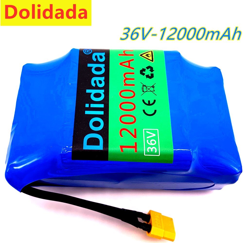 Dolidada 10s2p 36V Li ion rechargeable battery 120... – Vicedeal