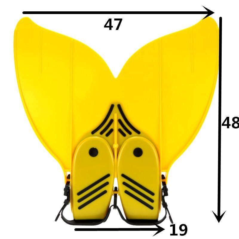 Kid Mermaid Swim Kid Swimming Fins Foot Flipper Di... – Grandado