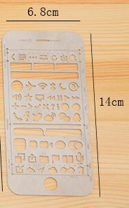 Scrawl originalitet hul ud tegne lineal rustfrit s... – Grandado