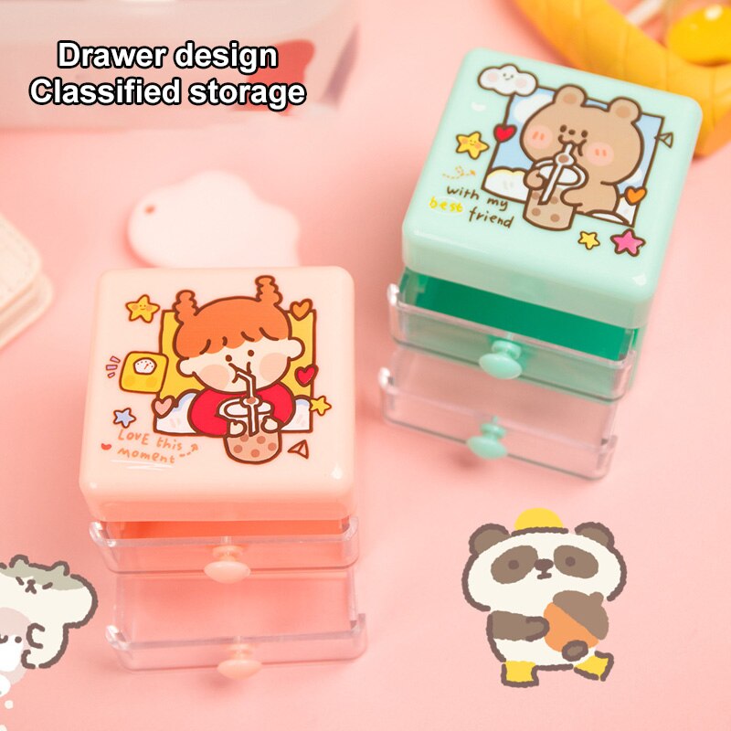 1pc Girl Cute Drawer Storage Box Multi Purpose Des... – Grandado