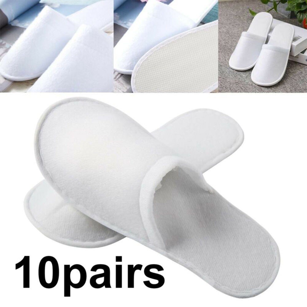10 Pairs Hotel Reizen Slippers Sanitaire Party Spa... – Grandado