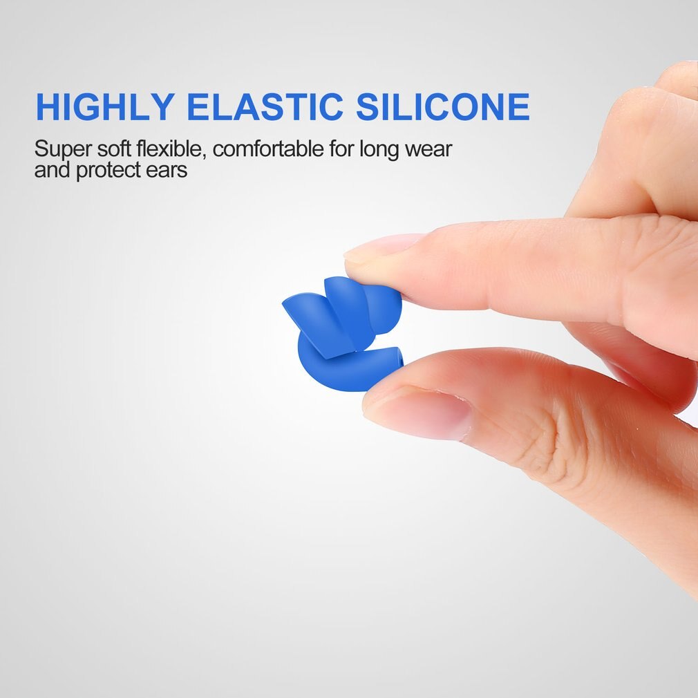 Soft Silicone Ear Plugs Sound insulation ear prote... – Vicedeal