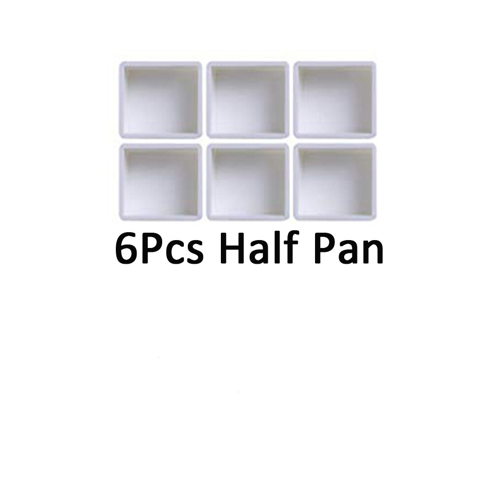 6/12/24/36/48 Pcs Lege Full/Half Pan Witte Plastic... – Vicedeal