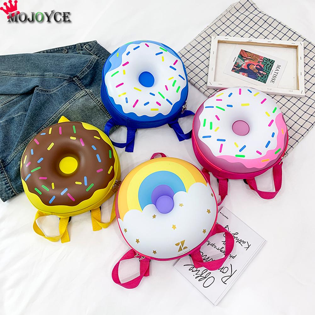 Kids Backpack Cute Cartoon Donut School Bag Kinder... – Grandado