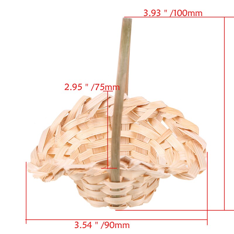 Mini Rattan Storage Basket Fruit Weaving Storage B... – Grandado