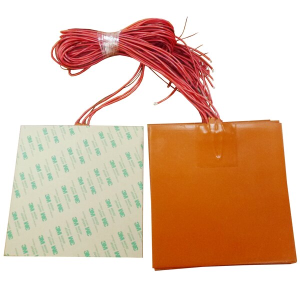 380*380mm silicone rubber heater met lijm en 100k ... – Vicedeal