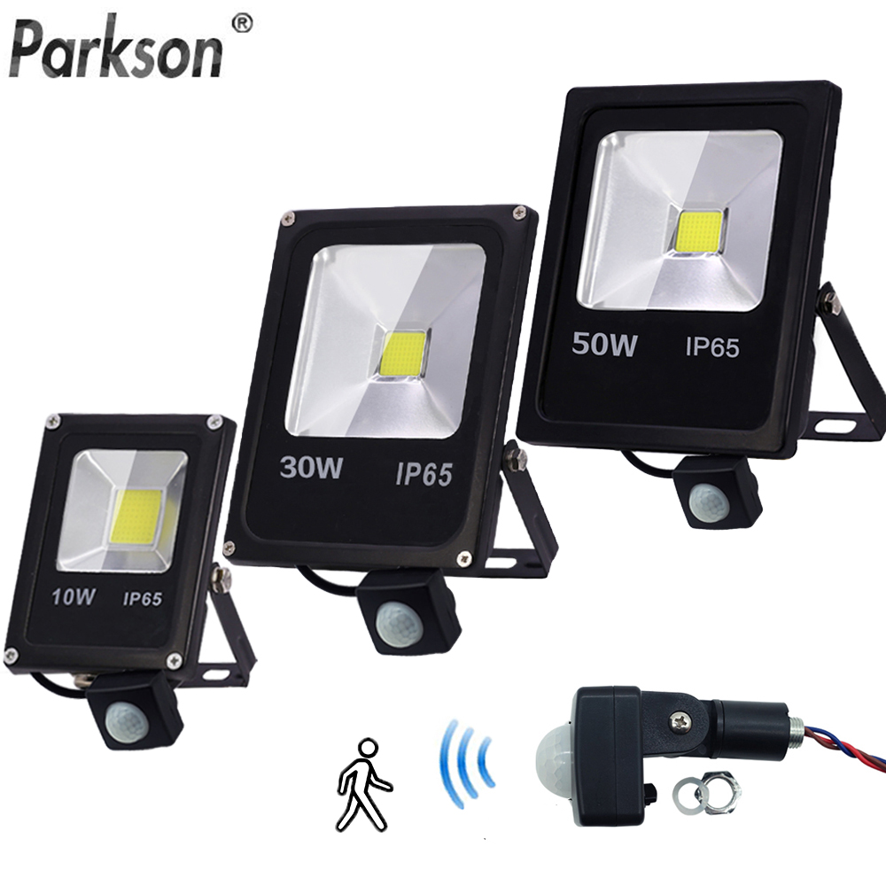 Led Flood Light 220V 50W 30W 10W Motion Sensor Ref... – Vicedeal