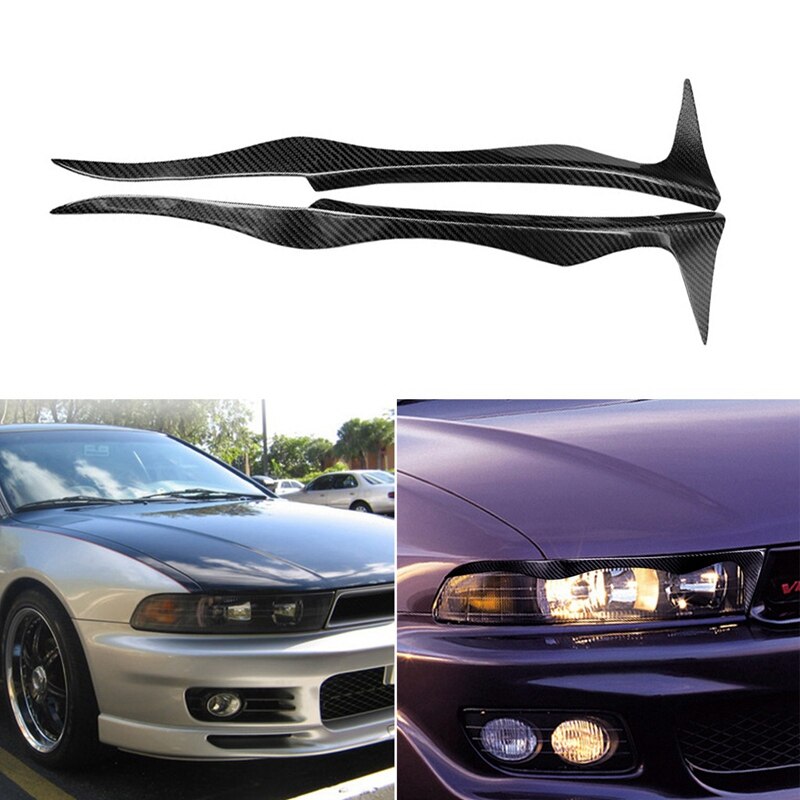 1 Paar Carbon Fiber Auto Styling Koplamp Lamp Wenk... – Grandado