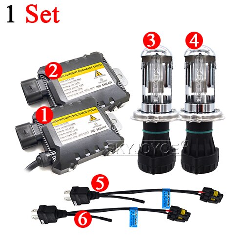 SKYJOYCE 55W DC bi xenon hid kit H4-3 xenon Lamp H... – Grandado