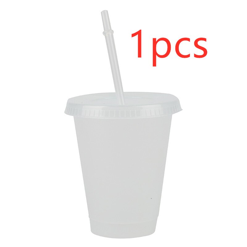 Small transparent straw cup 473ml does not change ... – Vicedeal