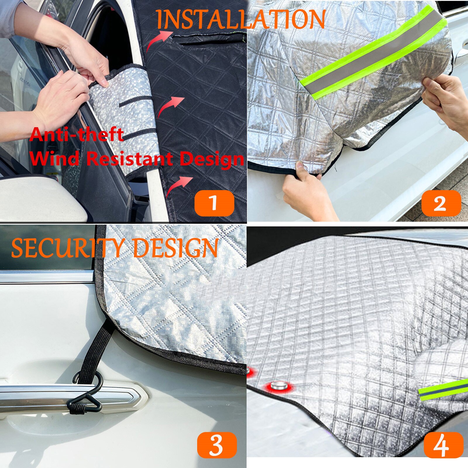 Car Windshield Snow Ice Cover for Car Winter Frost... – Grandado
