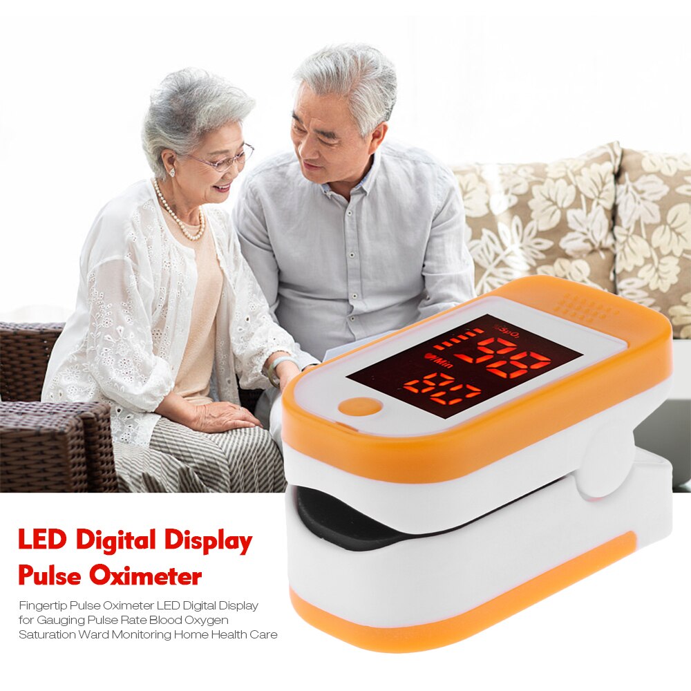 Fingertip Pulse Oximeter blood oxygen Heart Rate M... – Grandado