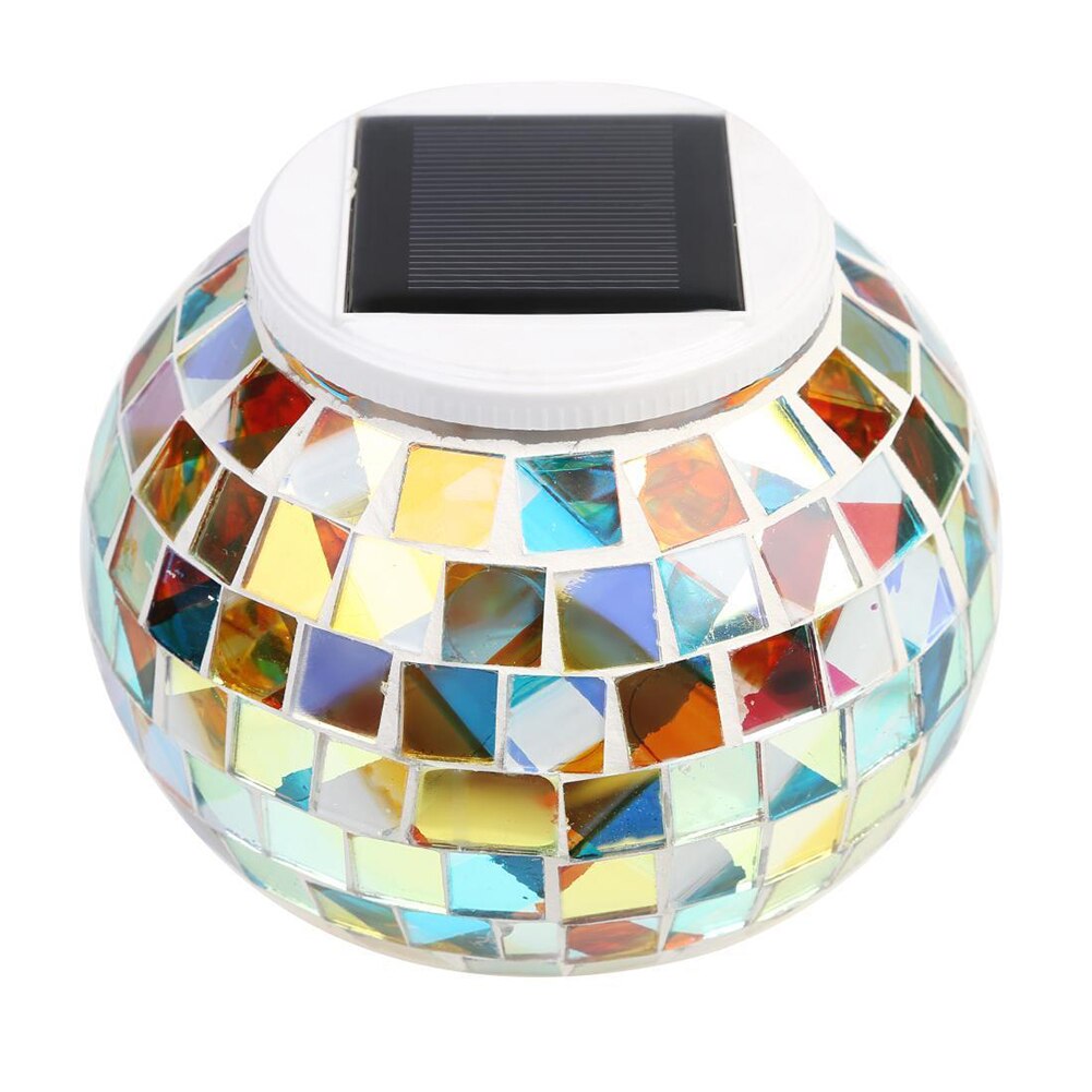 Mozaïek Glas Outdoor Solar Power Ball Tuin Stake K... – Grandado