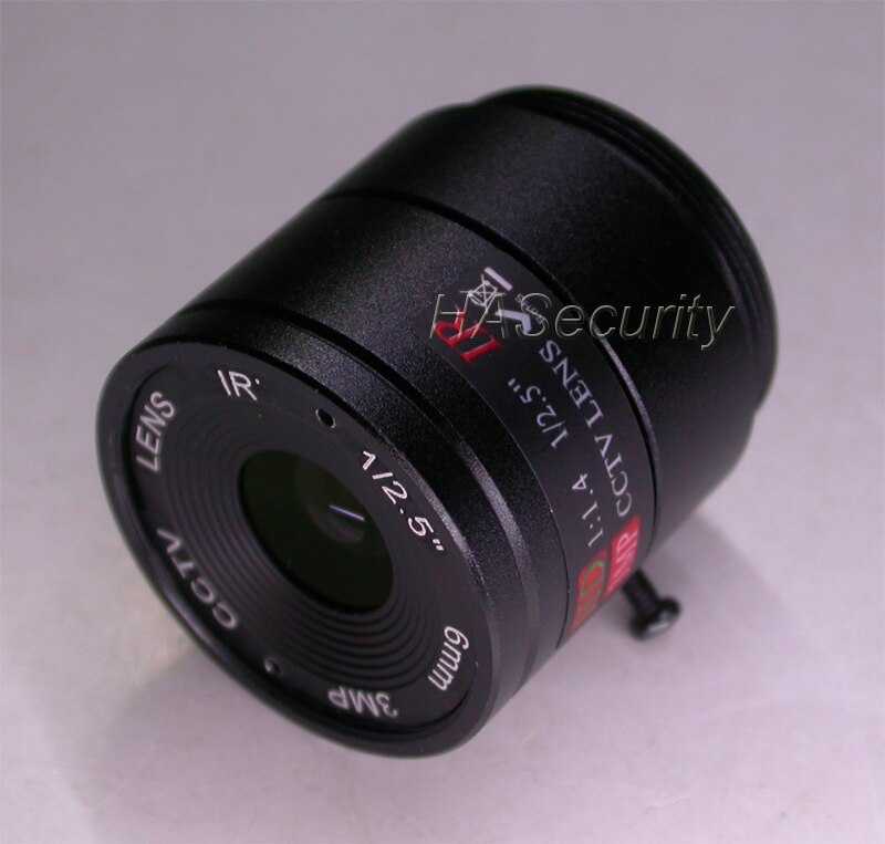 6mm CS mount 3.0MP 1/2.5" F1.4 LENs for CCTV camer... – Vicedeal