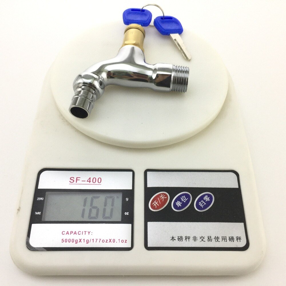 Bibcocks Brass Outdoor Water Tap 1/2 Inch With Loc... – Grandado