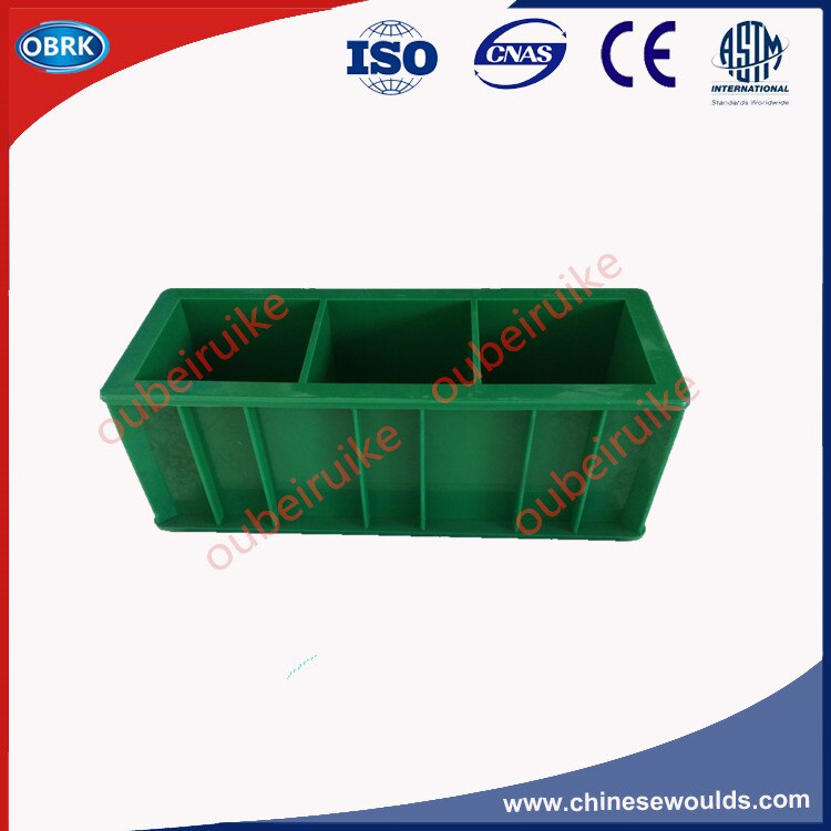 Green Plastic Concrete 100mm Three Gang Cube Molds... – Grandado