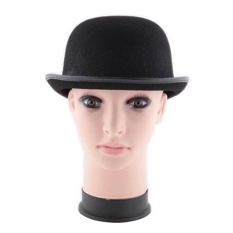 Nice Felt Black Bowler Hat Derby Theater Adult Siz... – Vicedeal