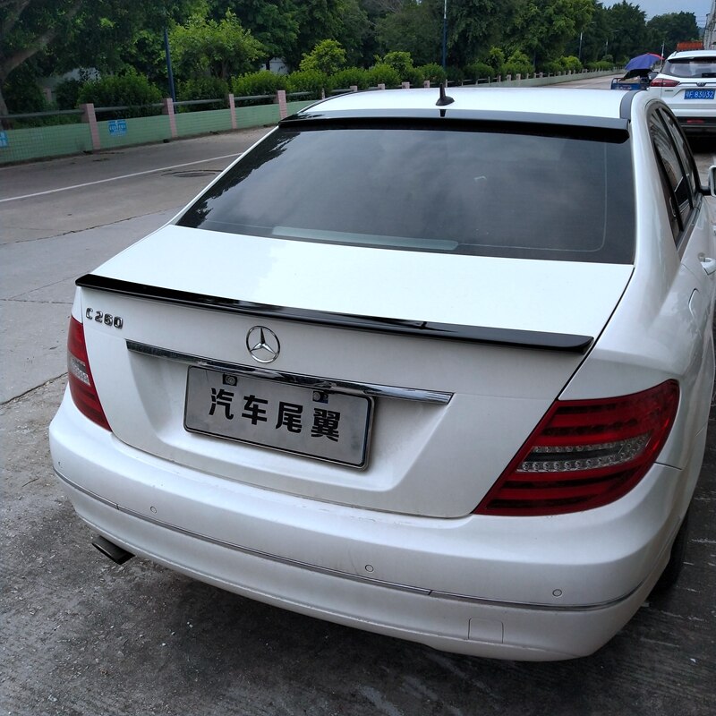 For Benz W204 Roof Spoiler ABS Material Car Rear W... – Grandado