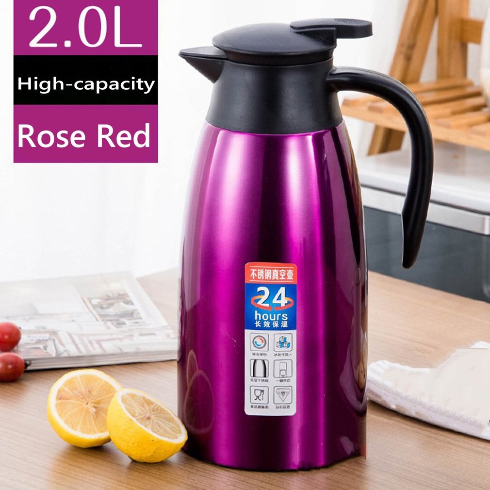 2L 304 Stainless Steel Coffee Pot Vacuum Double In... – Grandado