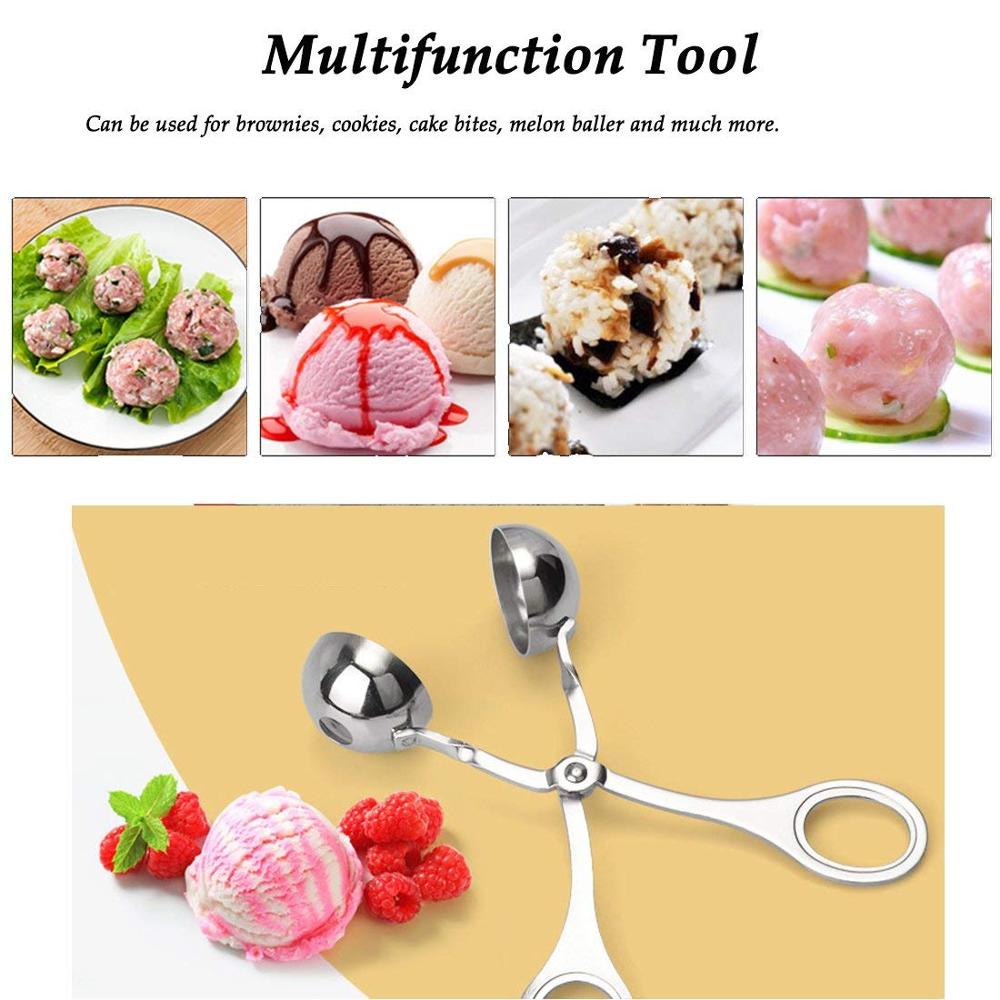Stainless Steel Meat Baller, Cookie Dough Meatball... – Grandado