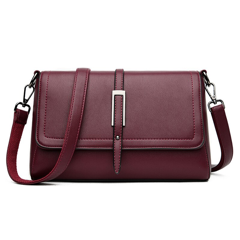 Luxe handtas damestassen zachte leren schoudertas ... – Vicedeal