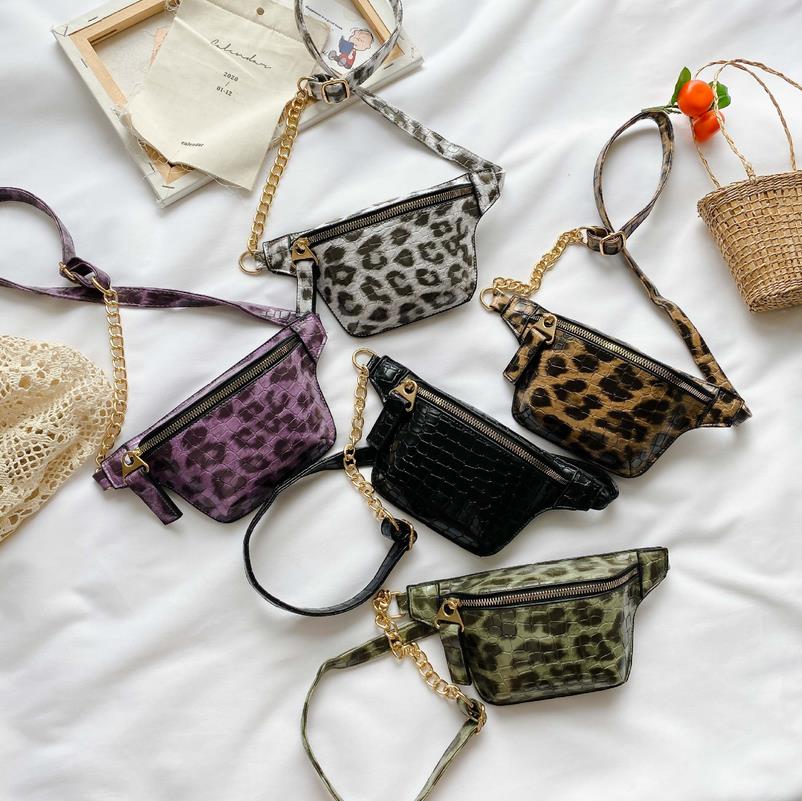 Kids Leopard Waist Fanny Packs Children Girls Boys... – Vicedeal