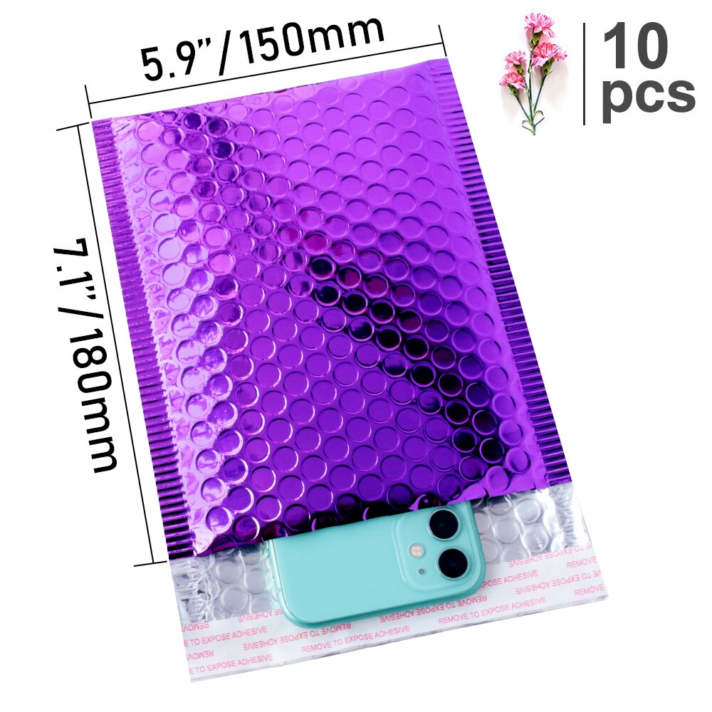 Speedy Mailers 10PCS Purple Poly Bubble Mailers Al... – Grandado